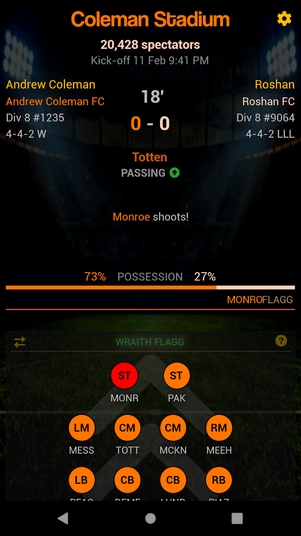Sidelines Football Manager for Android - Download