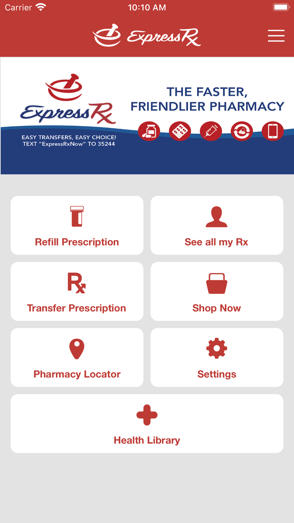 Express Rx Mobile App for iPhone - Download