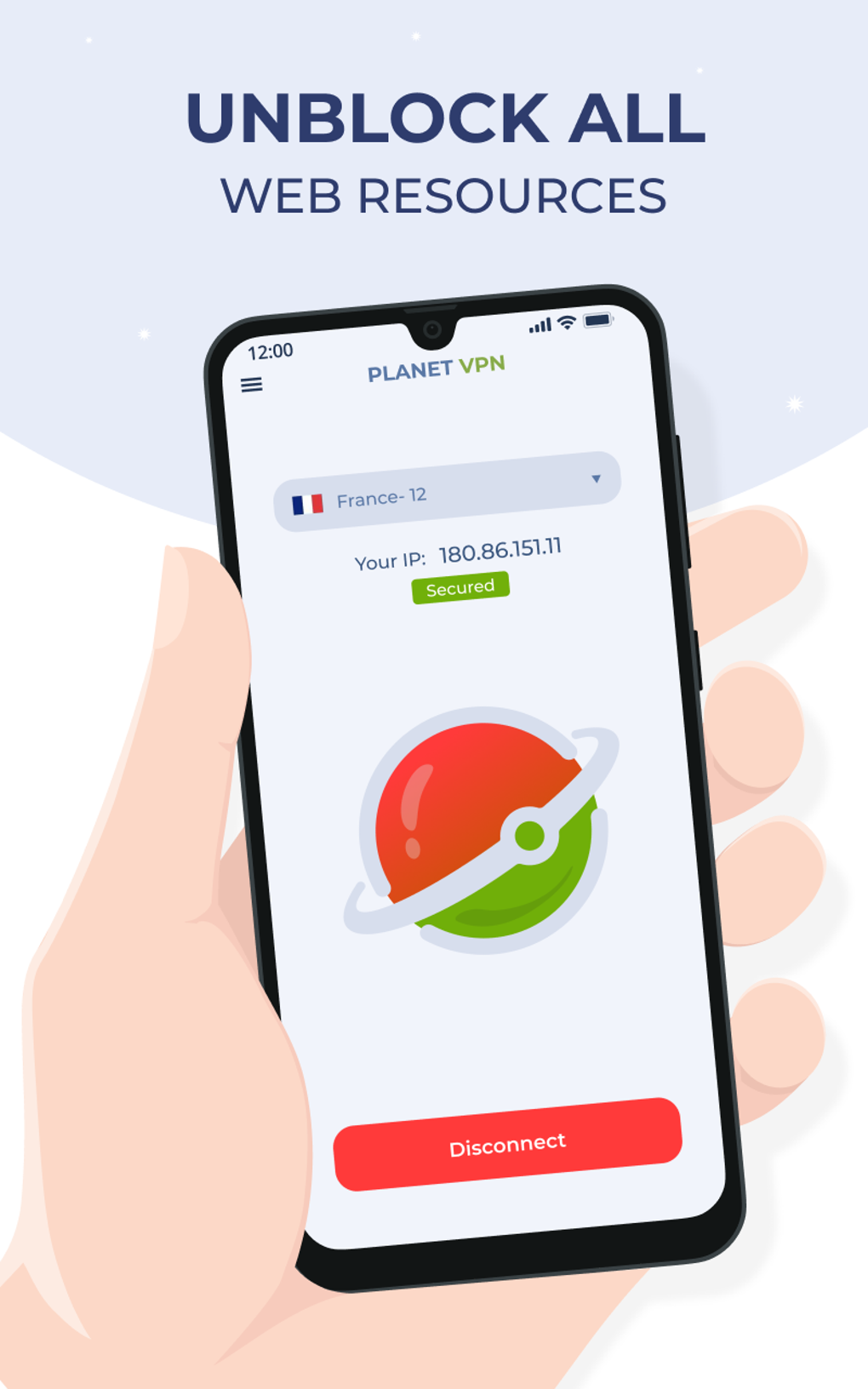 Planet VPN - Free VPN Proxy para iPhone - Download