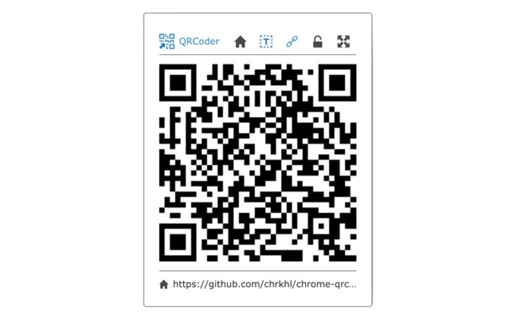 QRCoder for Google Chrome - Extension Download