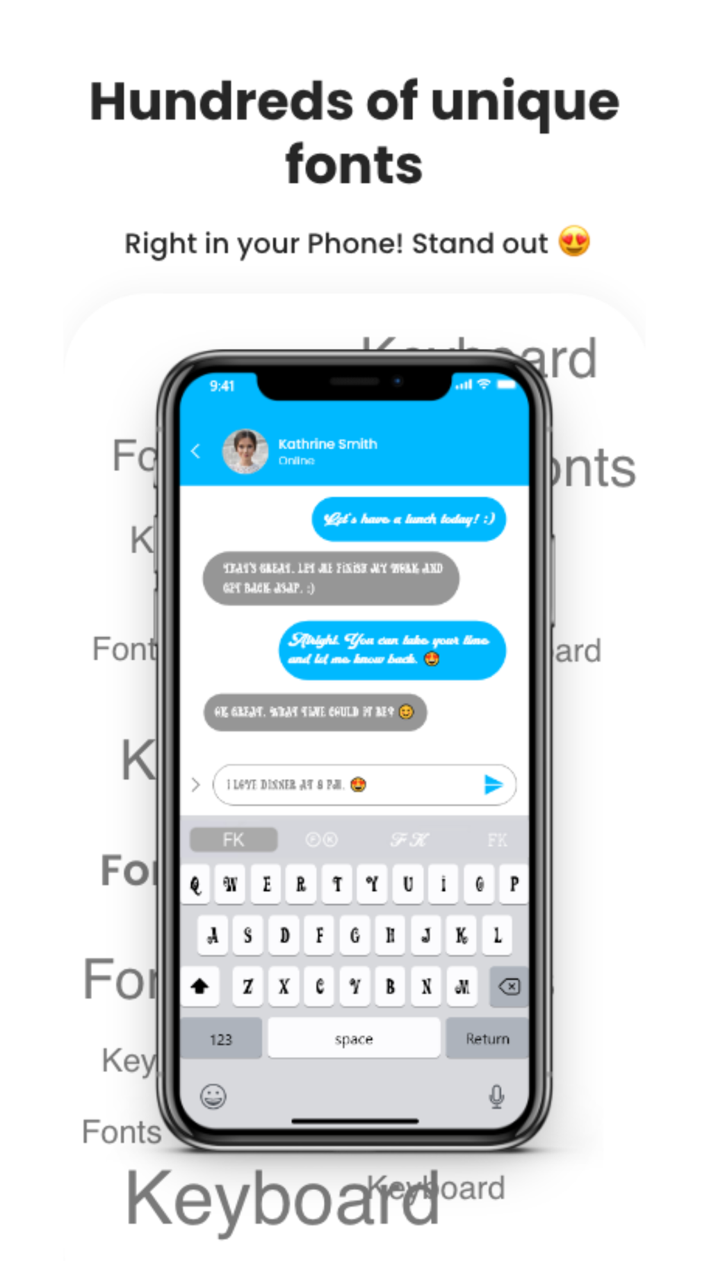 Fonts Keyboard Fonts App para iPhone - Download