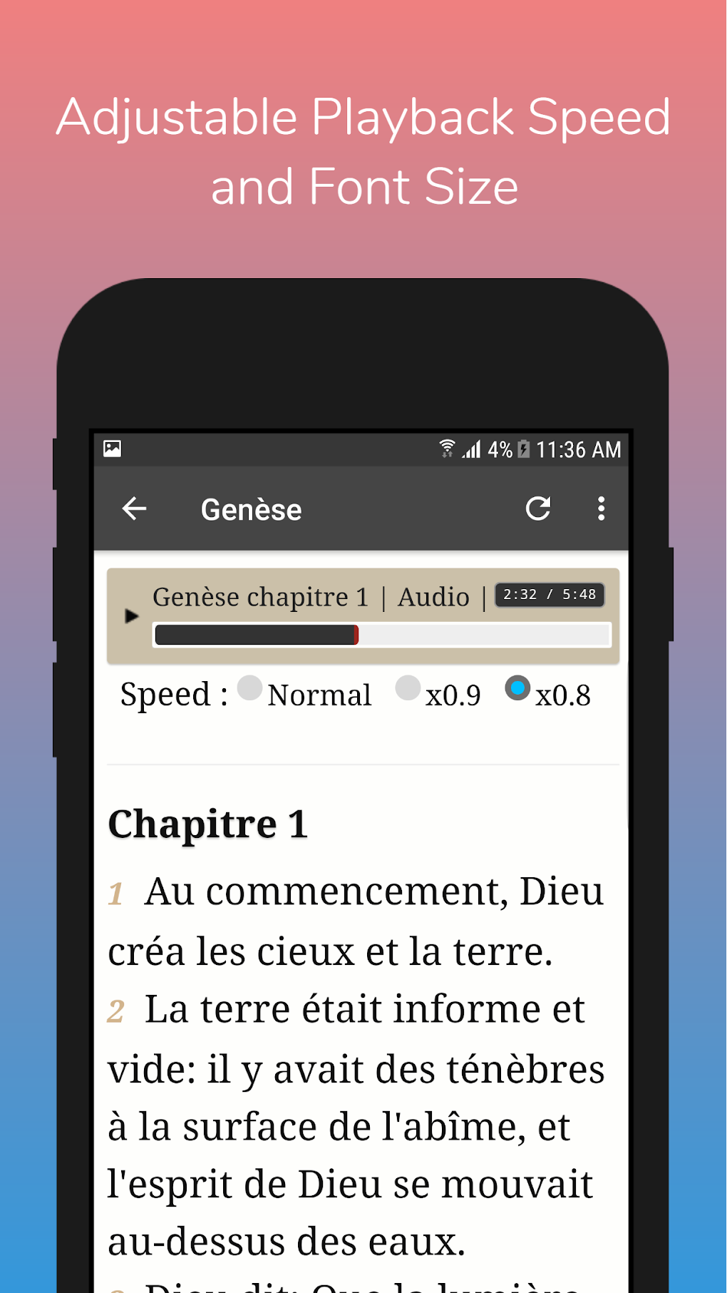 French Bible Louis Segond for Android - Download
