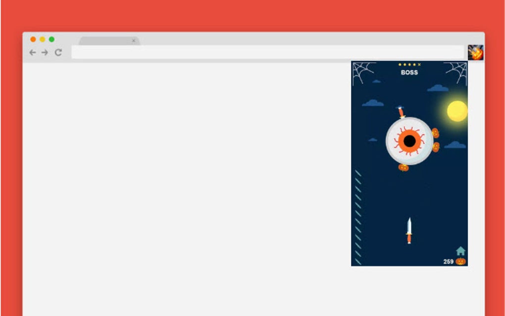 Knife Hit - Halloween Version for Google Chrome - Extension Download