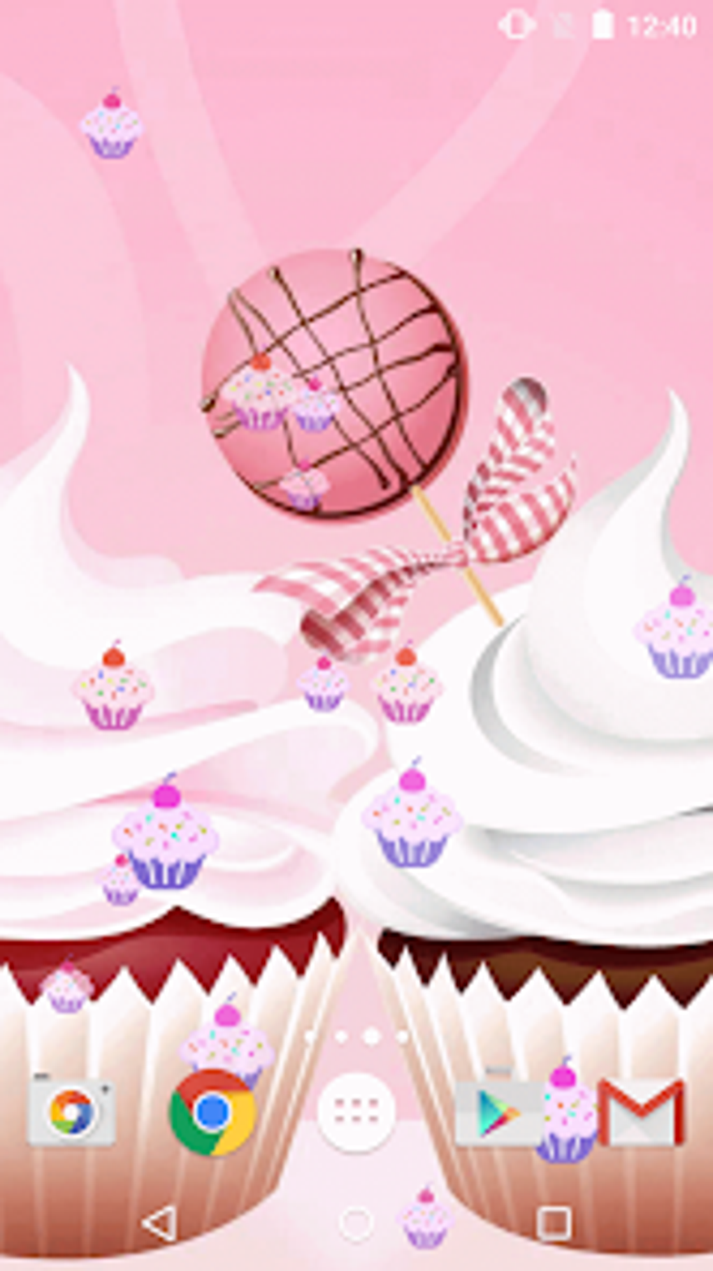 Cute Cupcakes Live Wallpaper para Android - Descargar