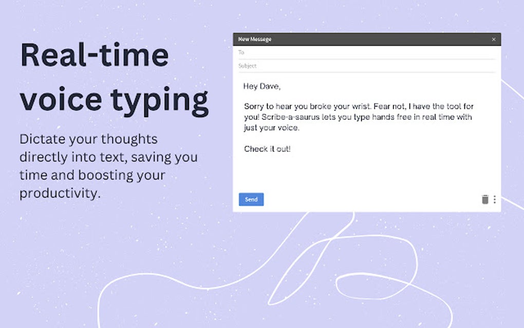 Scribe-a-saurus - Speech-To-Text Dictation for Google Chrome ...