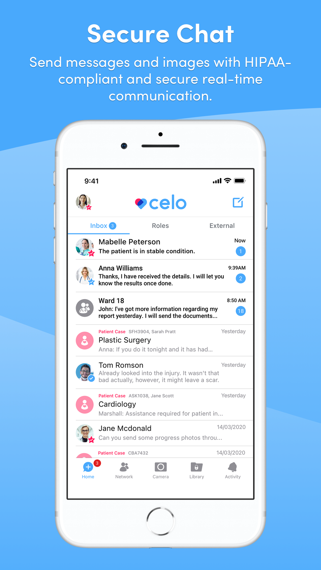 Celo - Healthcare Messenger pour iPhone - Télécharger