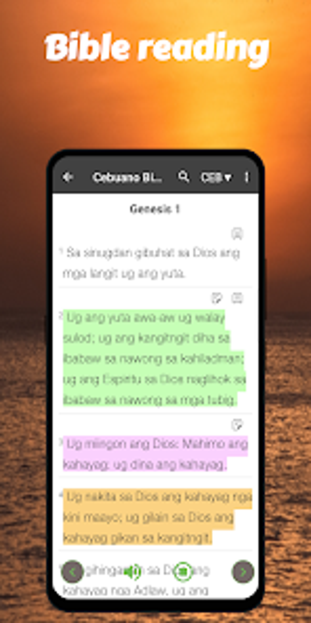 Android 용 Cebuano Bible -CEBUANOKJVNIV - 다운로드