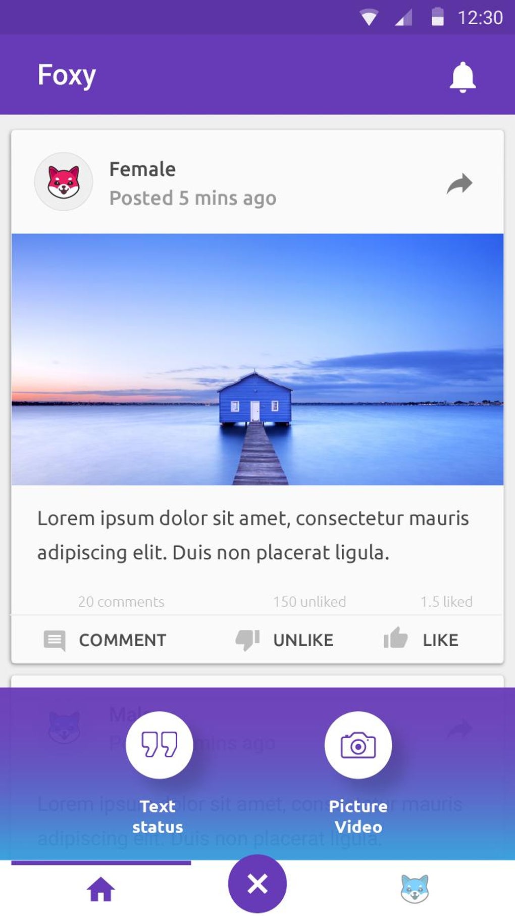 Foxy - Template for Android - Download