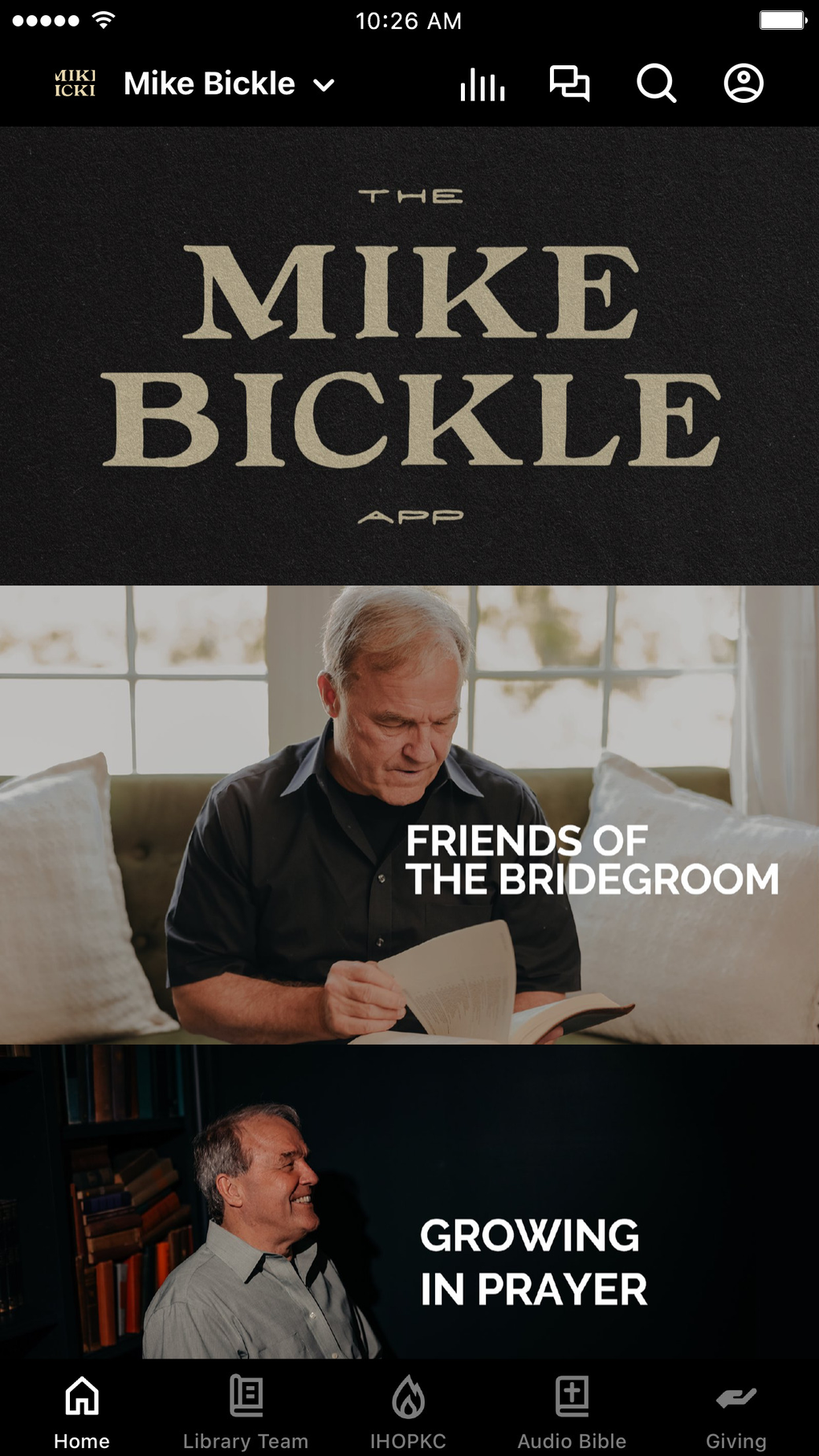 The Mike Bickle App for iPhone - Download