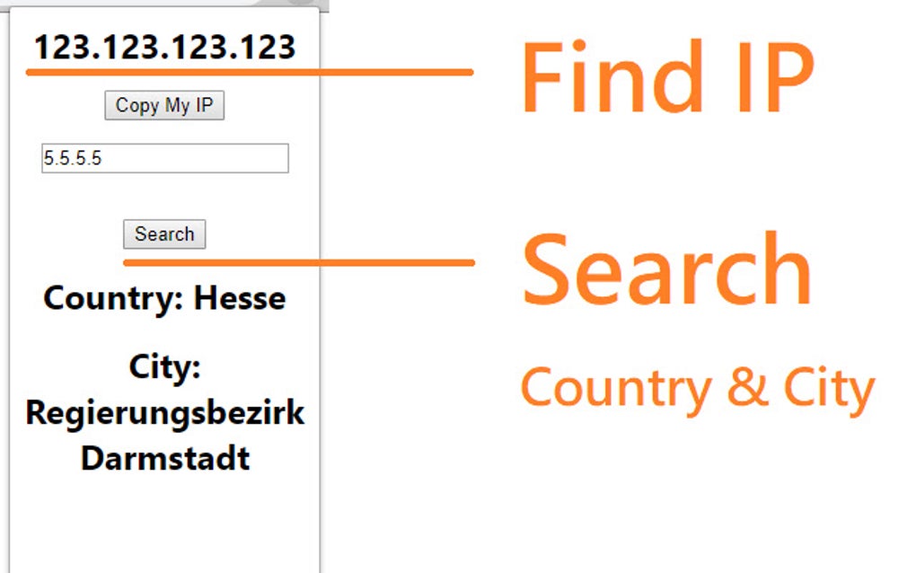 IP FIND Google Chrome 용 - 확장 프로그램 다운로드