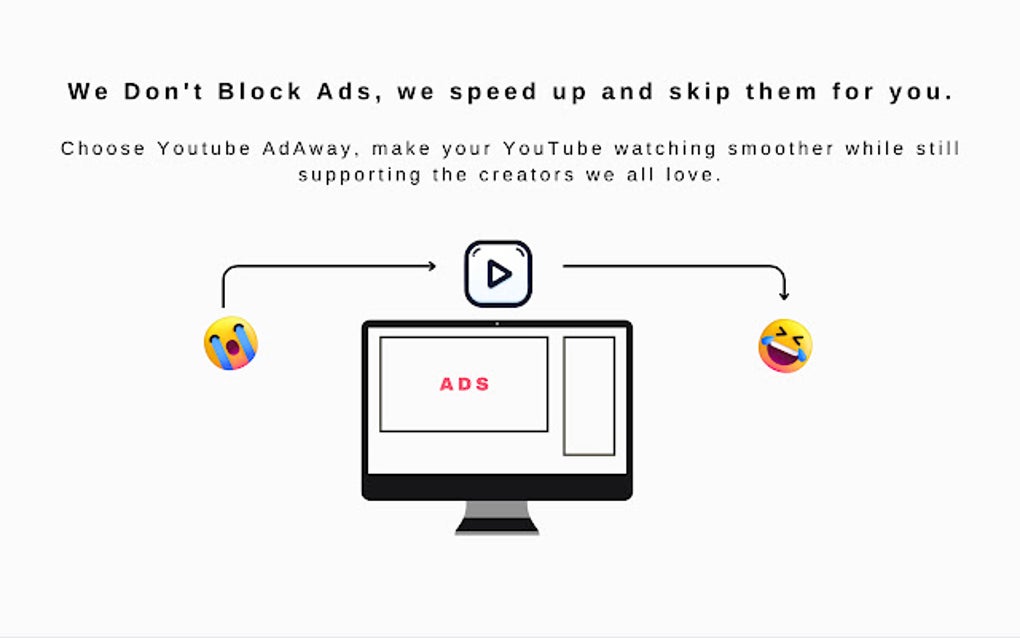 YouTube AdAway - We skip, not block ads for Google Chrome - Extension Download