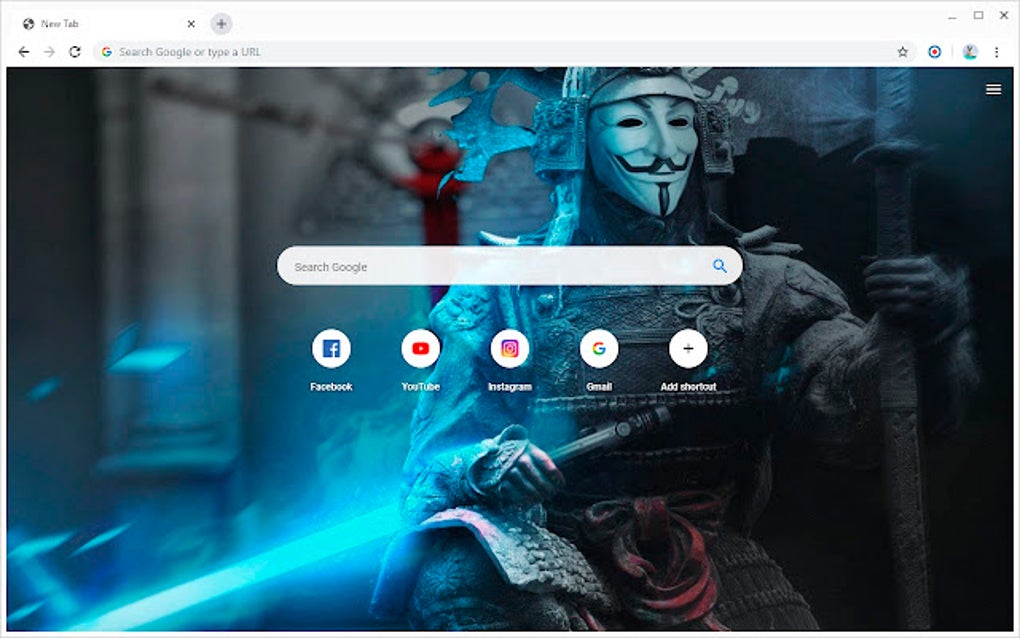 Anonymous Wallpapers New Tab for Google Chrome - Extension Download