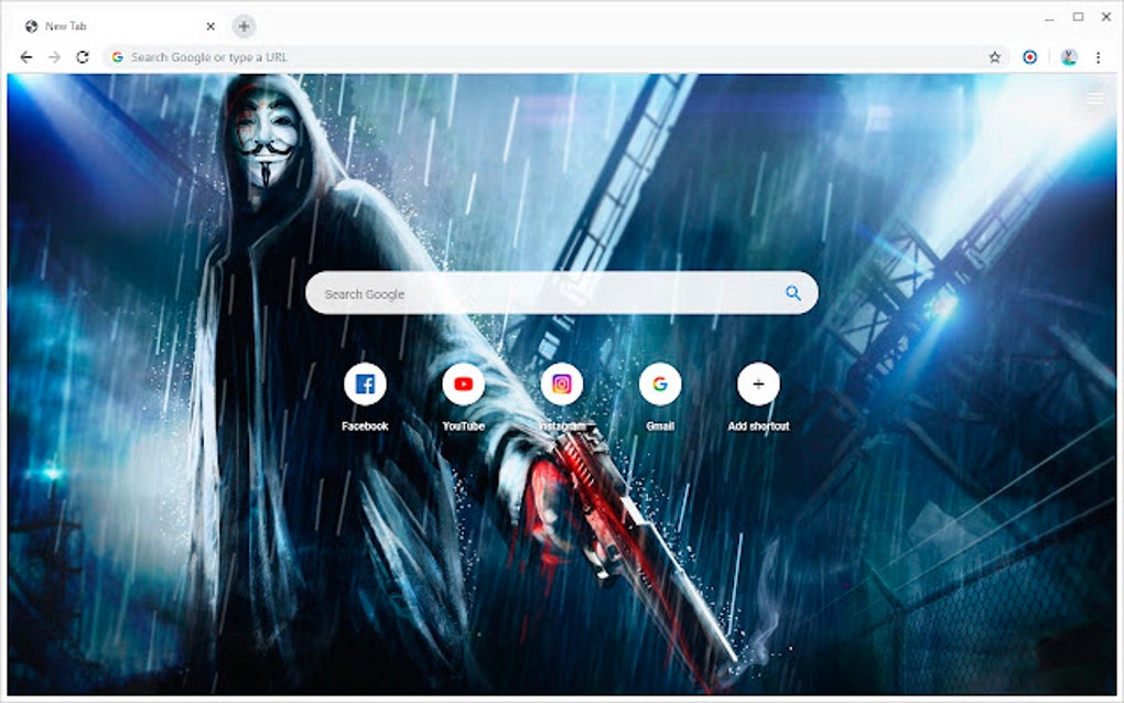 Anonymous Wallpapers New Tab for Google Chrome - Extension Download