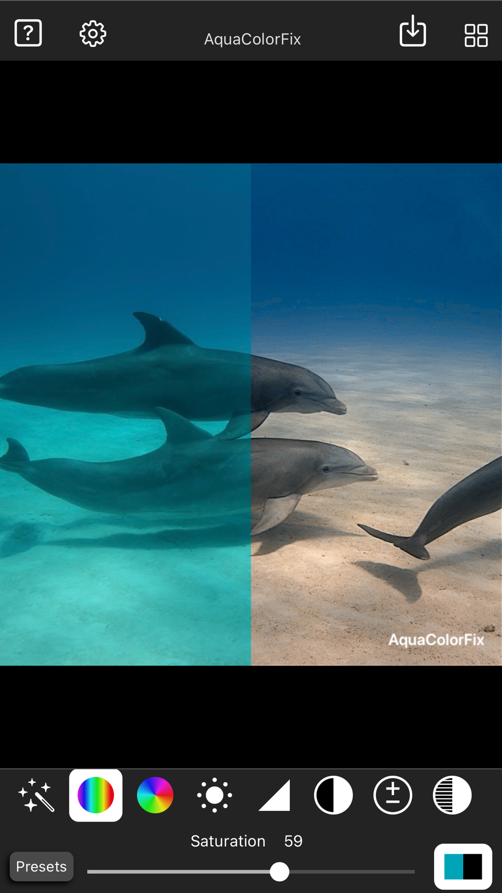 AquaColorFix - Photo Video for iPhone - Download