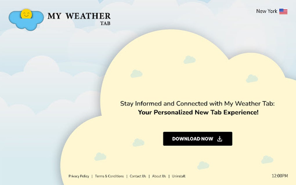 My Weather Tab for Google Chrome - Extension Download