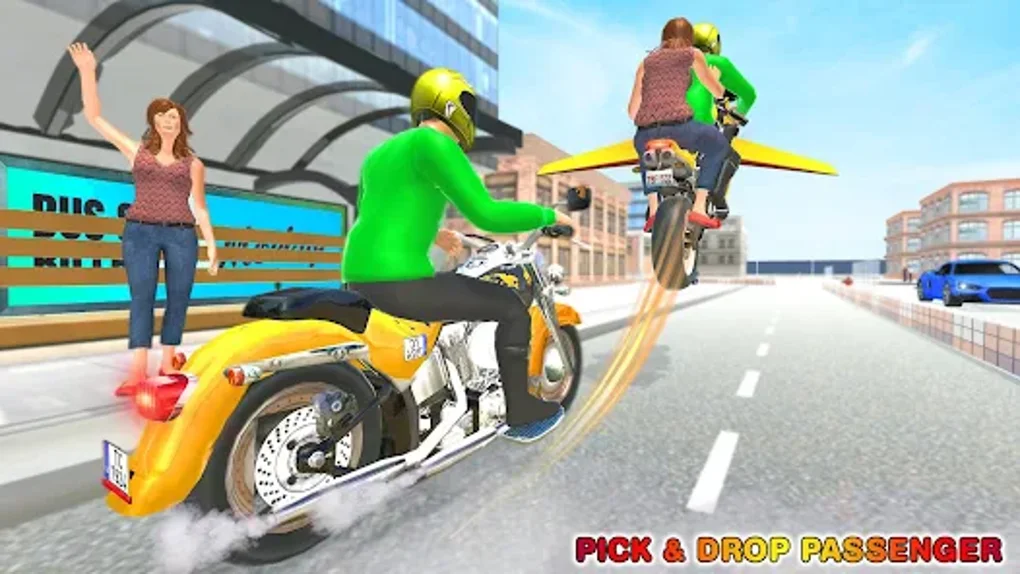 Futuristic Flying Bike Taxi Si for Android - Download