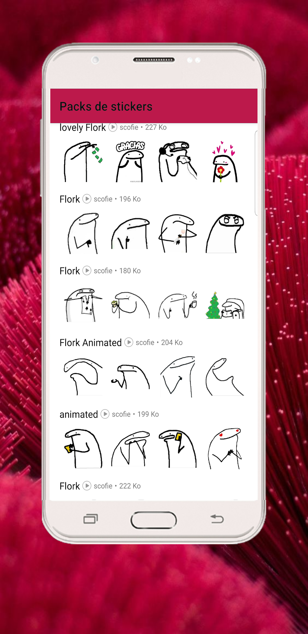 Flork Stickers For WhatsApp para Android - Descargar