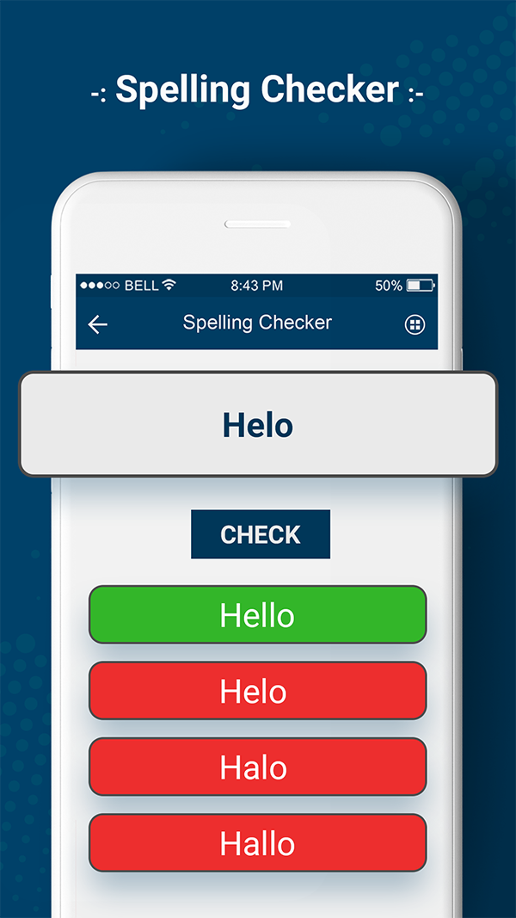 Android için Correct Spelling Checker - English Grammar Check - İndir