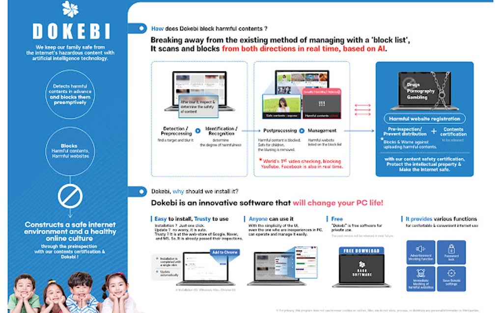 Dokebi (harmful contents blocker) for Google Chrome - Extension Download