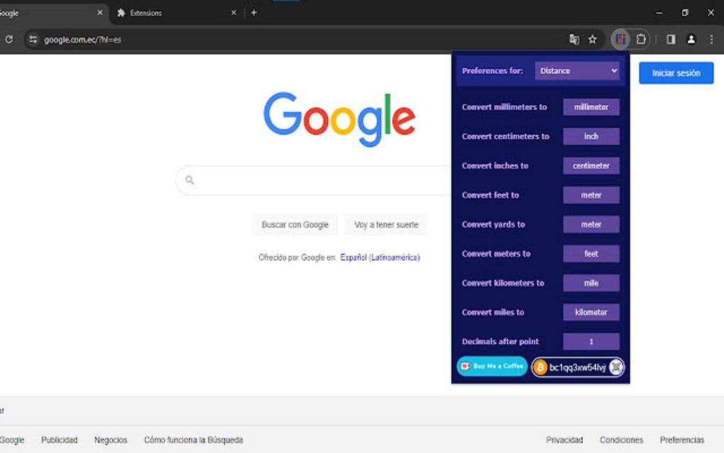 Convertool per Google Chrome - Estensione Download