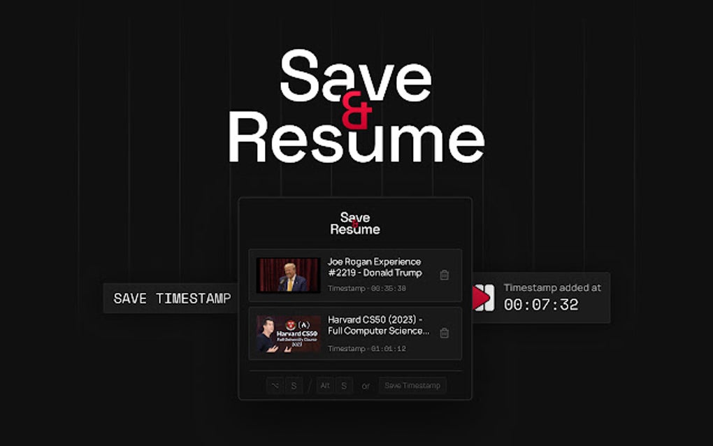 Save & Resume สำหรับ Google Chrome - ส่วนขยาย ดาวน์โหลด