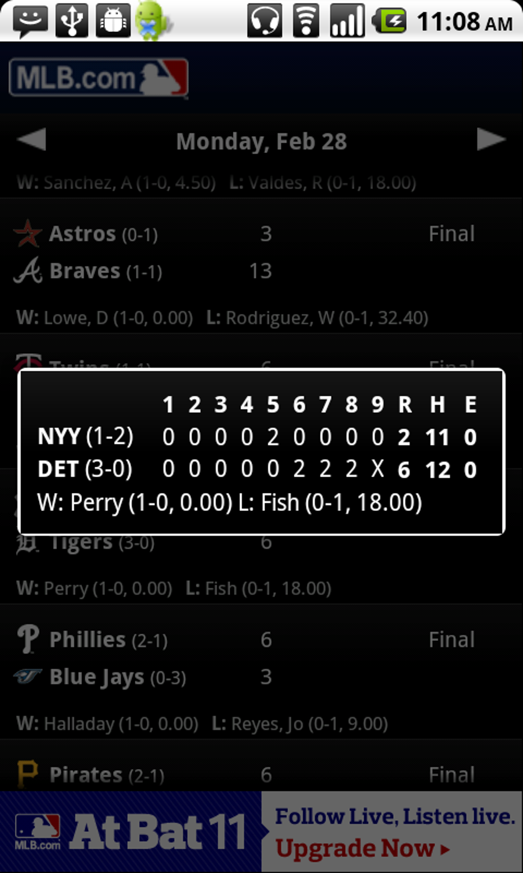 MLB.com At Bat 11 for Android - Download