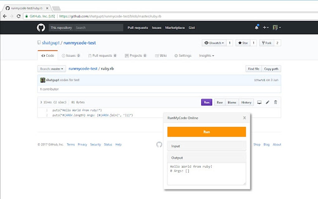 RunMyCode Online for Google Chrome - Extension Download