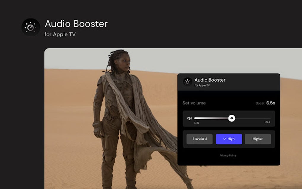 Audio Booster for Apple TV for Google Chrome - Extension Download