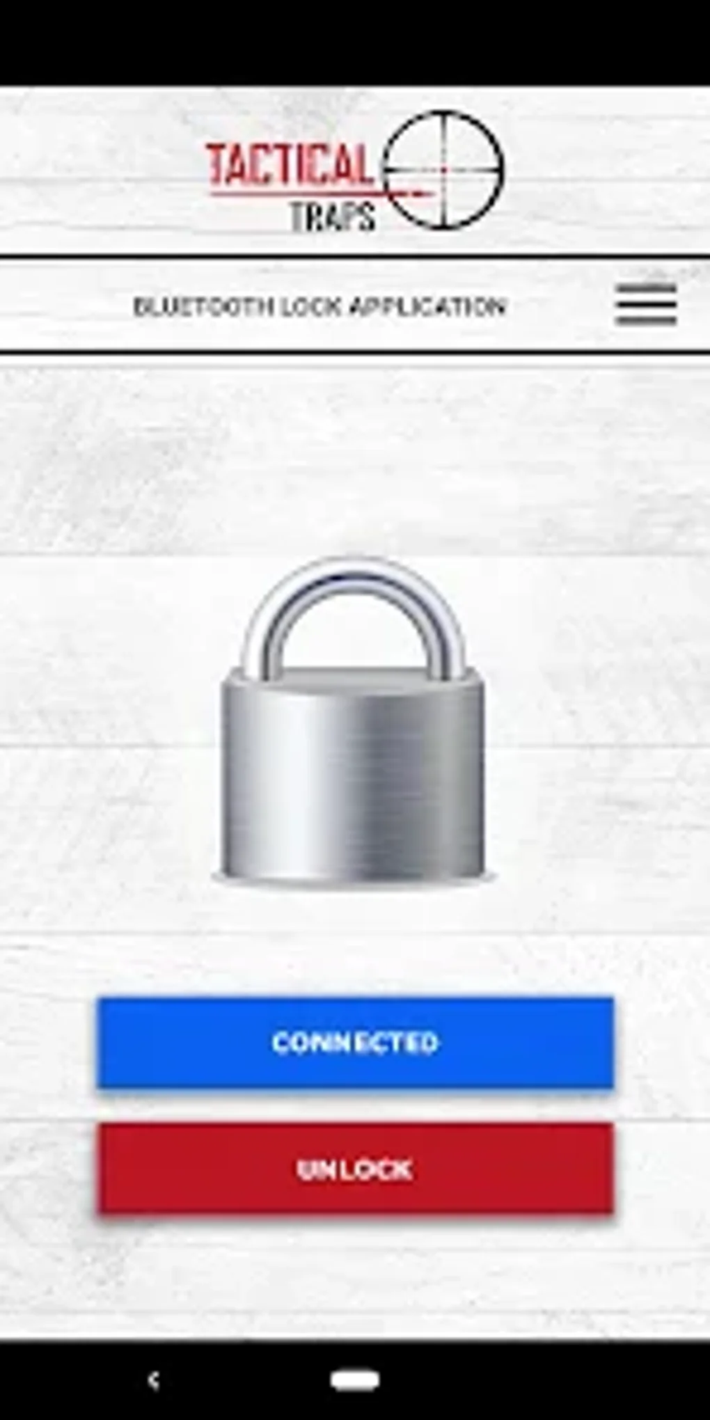 Tactical Traps Bluetooth Lock for Android - Download