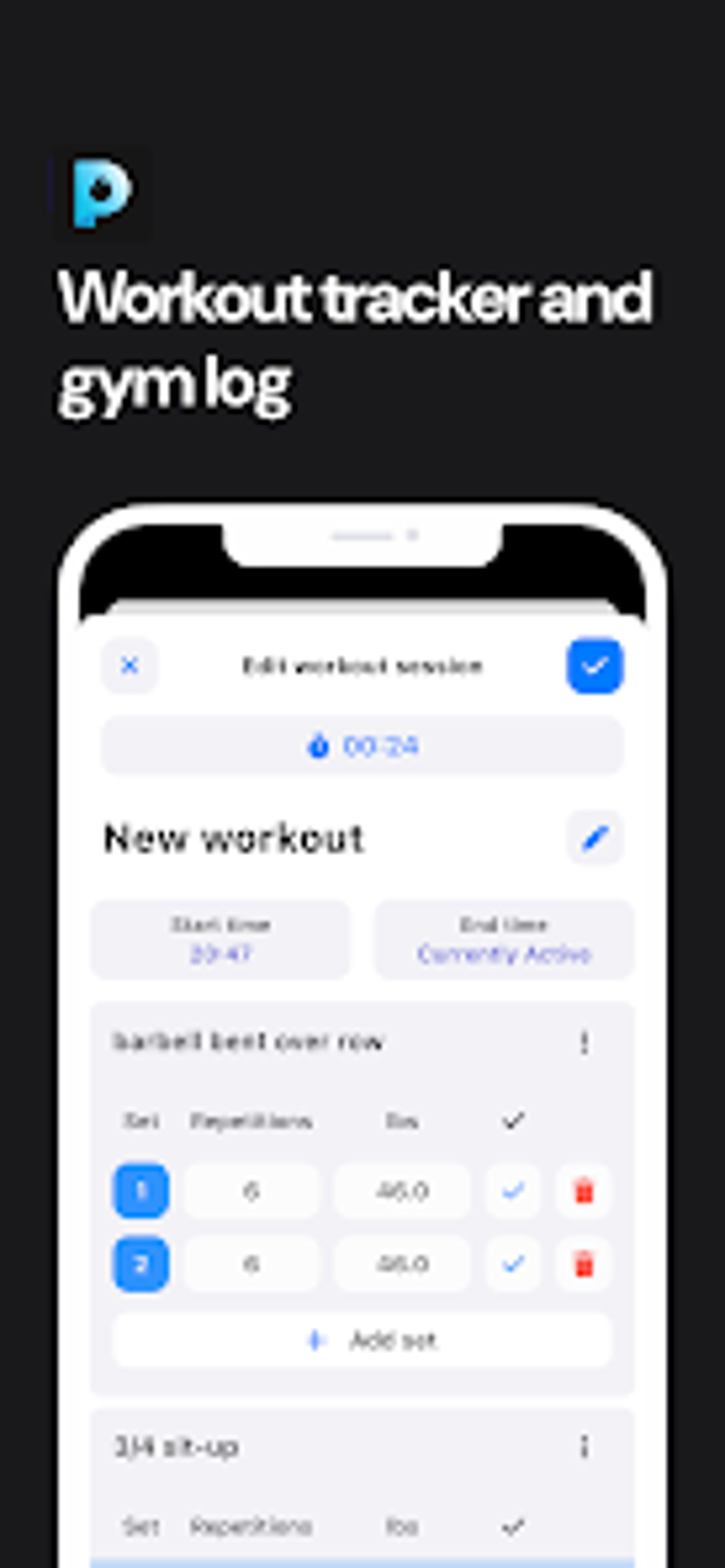 Pumped Workout Tracker Gym Log para Android - Descargar