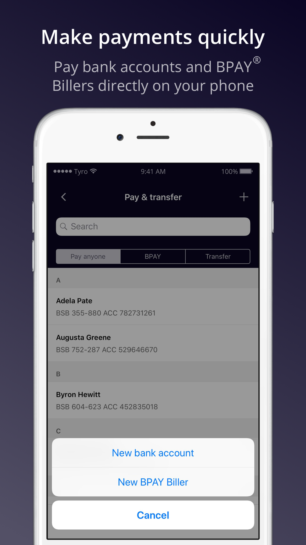 Tyro for iPhone - Download