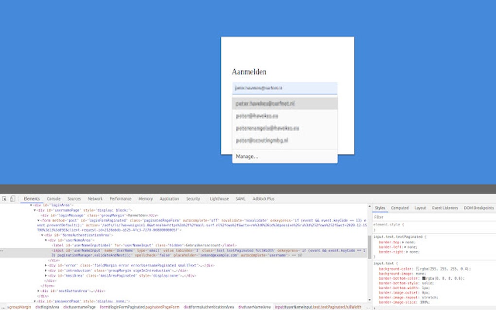 Fix ADFS autocomplete per Google Chrome - Estensione Download