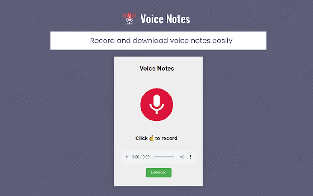 Voice Notes para Google Chrome - Extensión Descargar