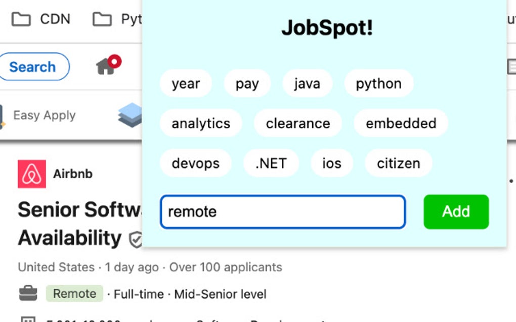 JobSpot for Google Chrome - Extension Download