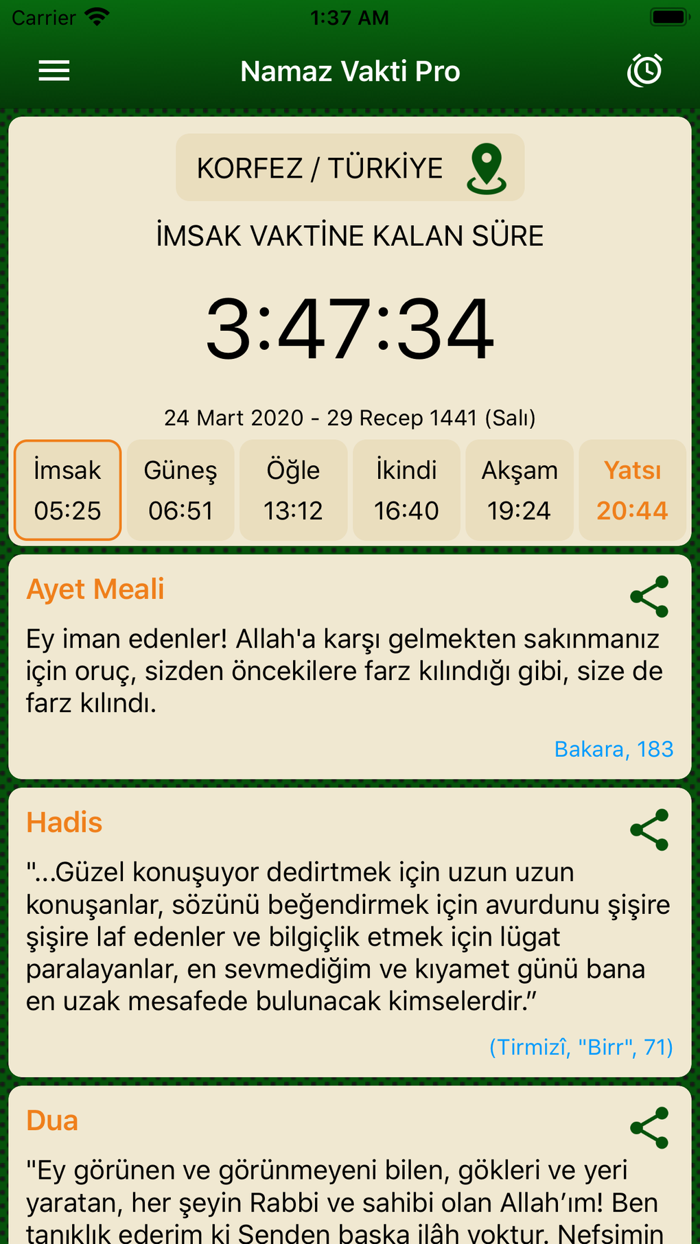 Namaz Vakti for iPhone - Download