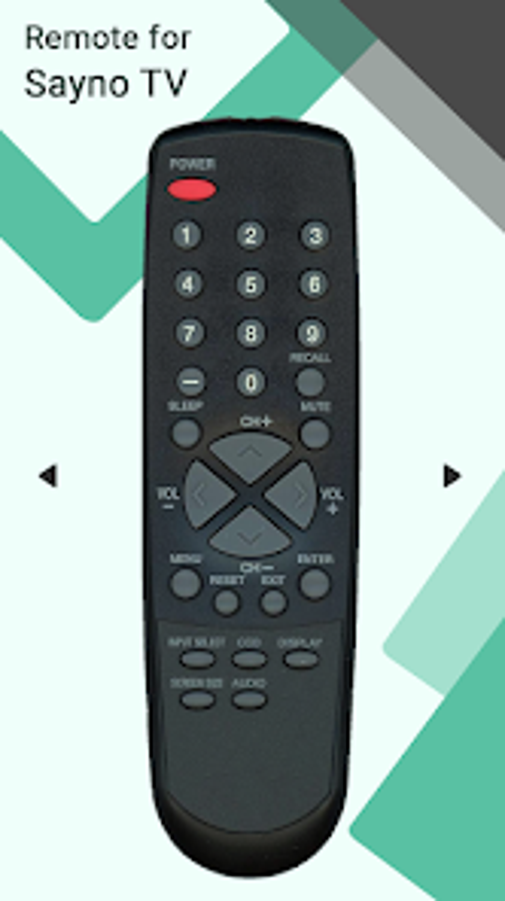 Remote for Sanyo TV for Android - Download