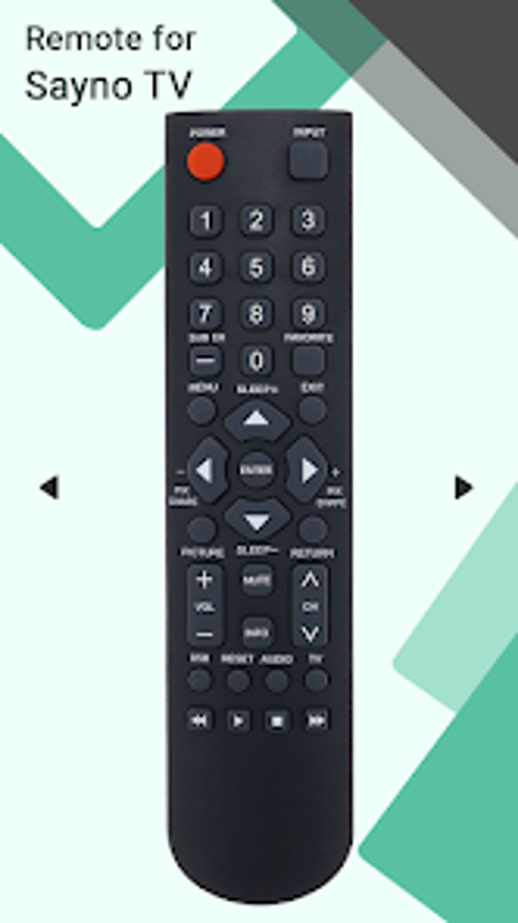 Remote for Sanyo TV para Android - Descargar