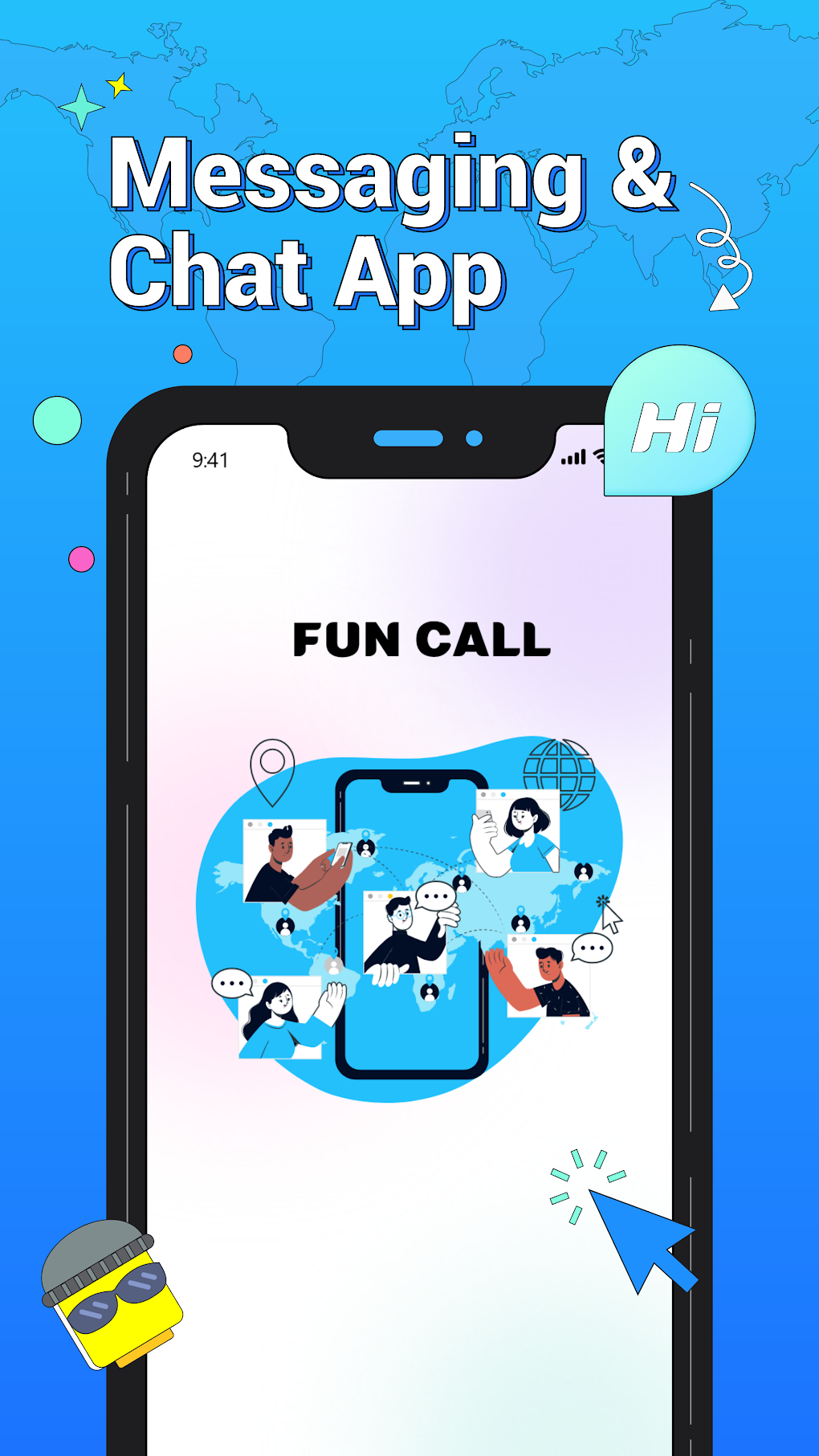 FUN CALL-Messaging Chat App para Android - Descargar