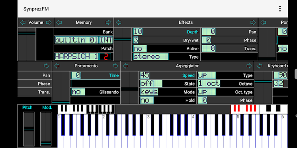 FM Synthesizer SynprezFM II APK for Android - Download