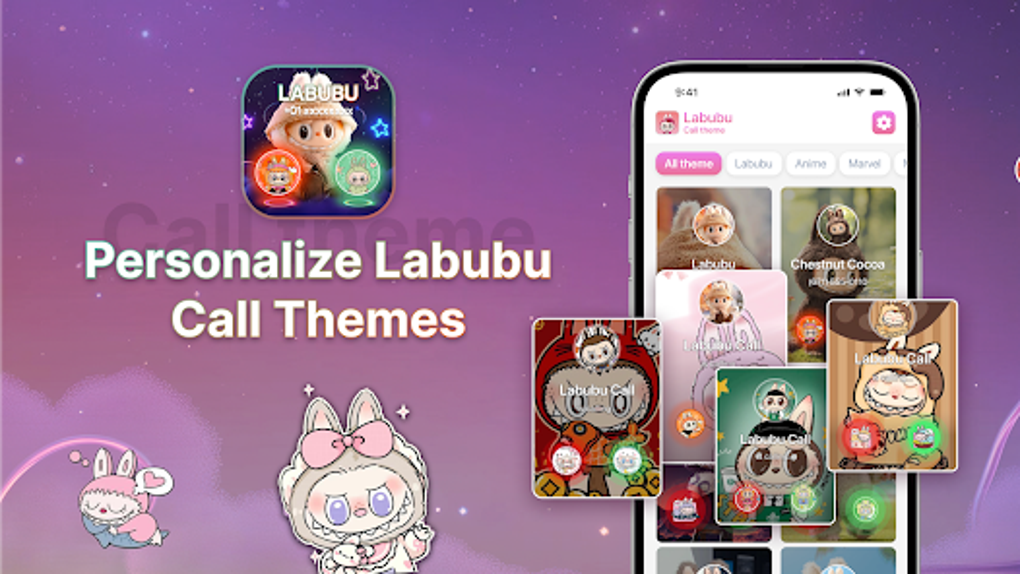 Labubu Color Call Theme para Android - Descargar