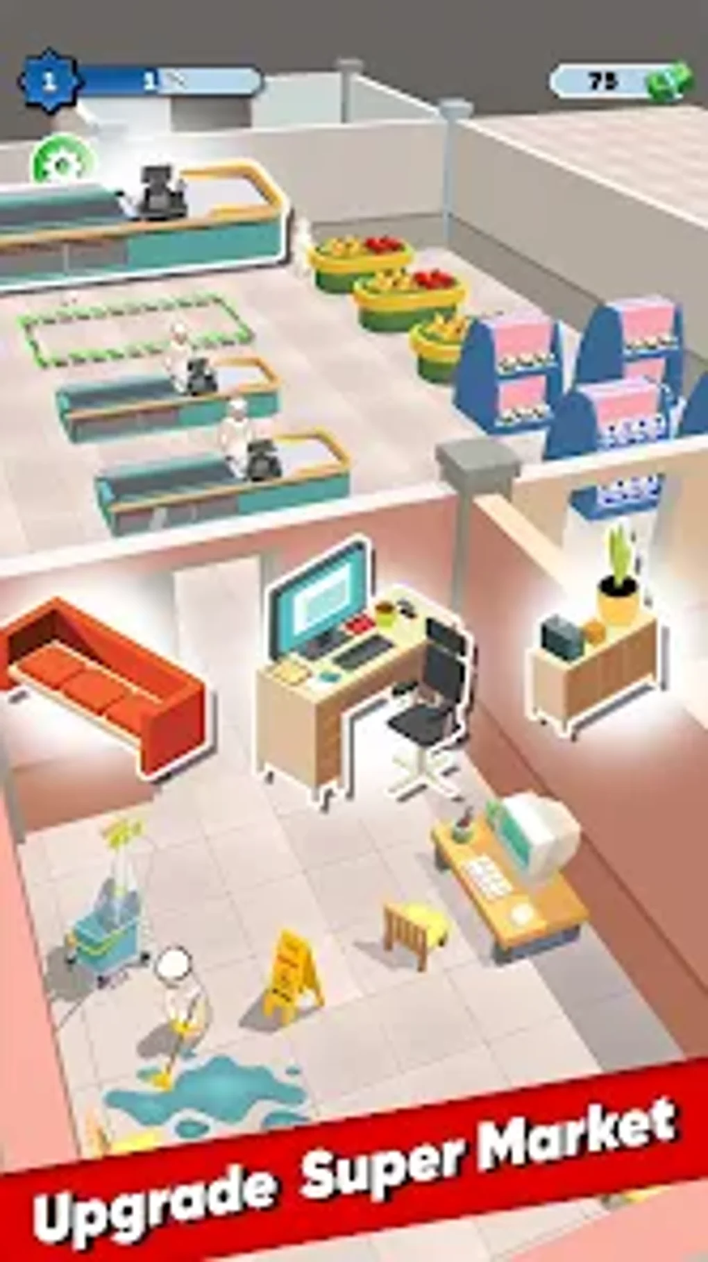 Super Mart Saga: Idle Arcade para Android - Descargar