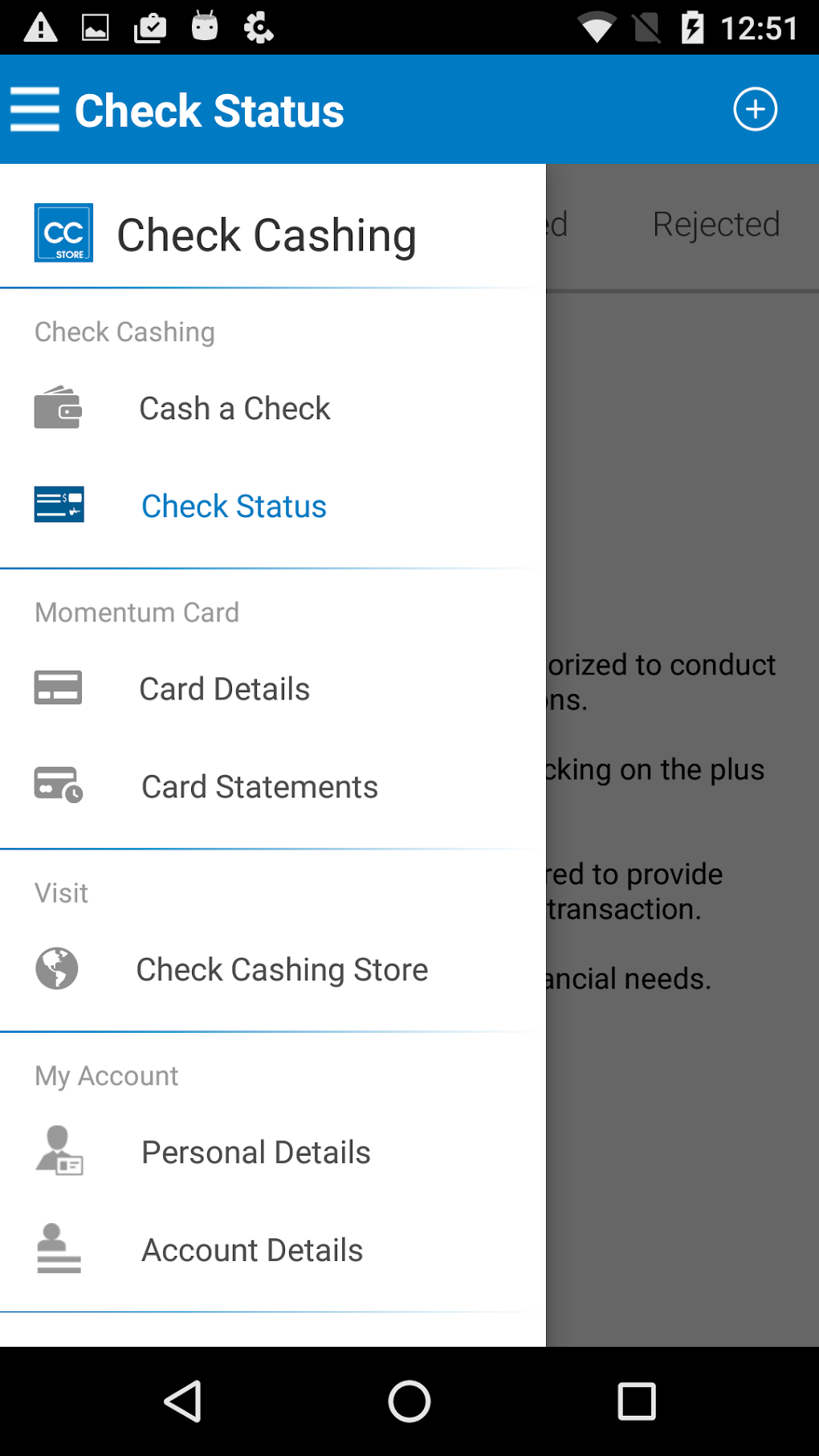 The Check Cashing Store for Android - Download