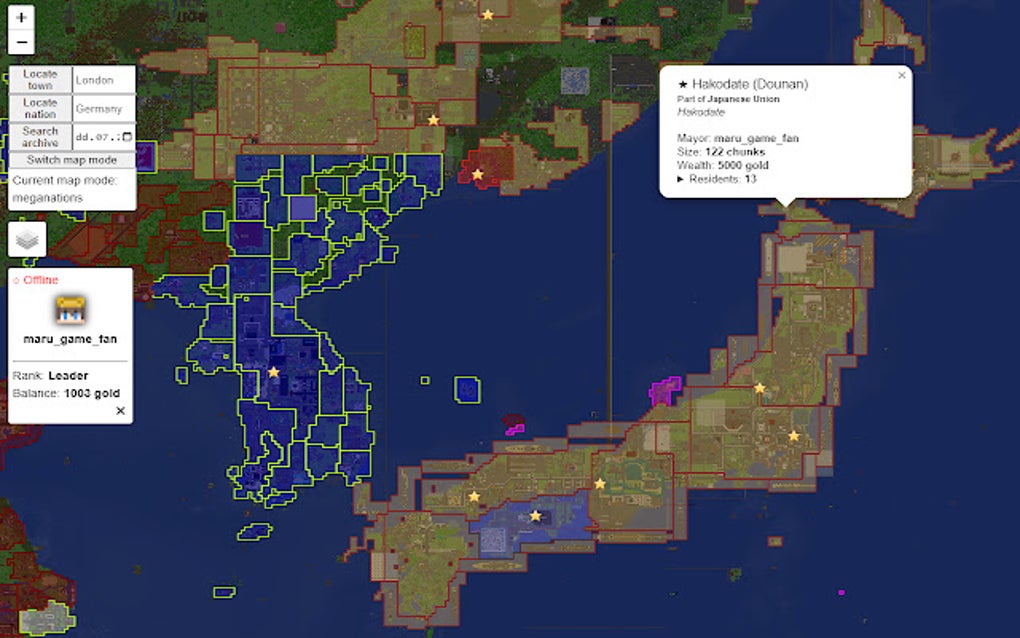 EarthMC Dynmap+ for Google Chrome - Extension Download