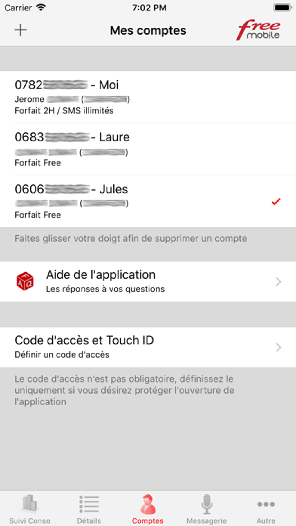 Mon compte Free-Mobile pour iPhone - Télécharger