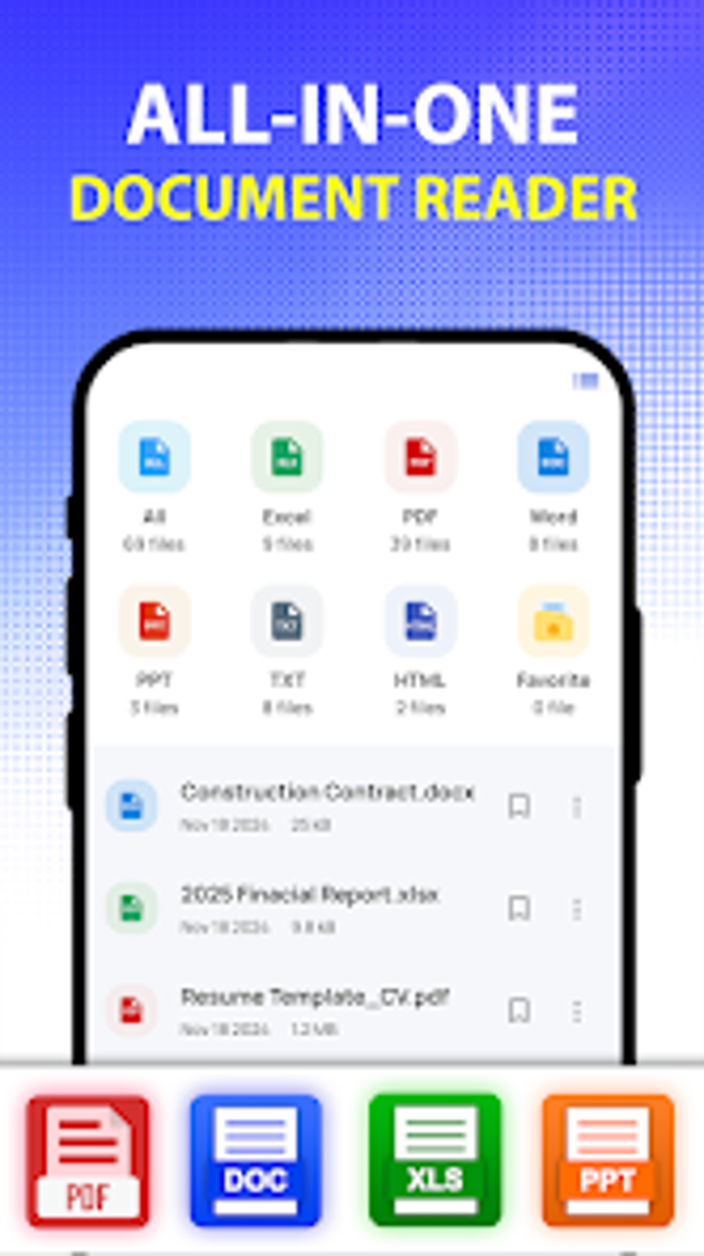 Office Reader: Word PDF XLSX per Android - Download