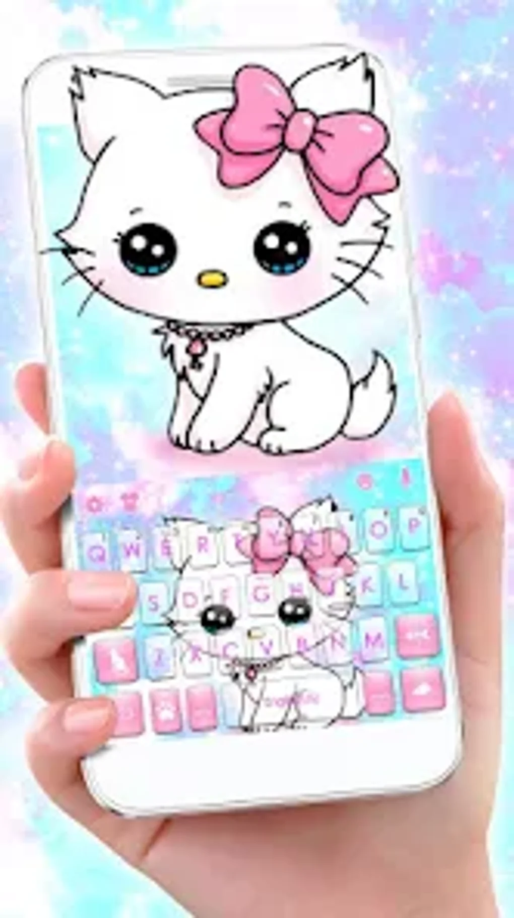 Shy Kitten Keyboard Theme for Android - Download