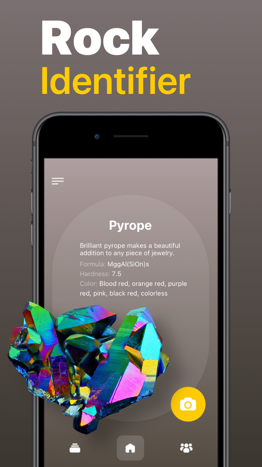 Stone Identifier Rock Scanner pour iPhone - Télécharger