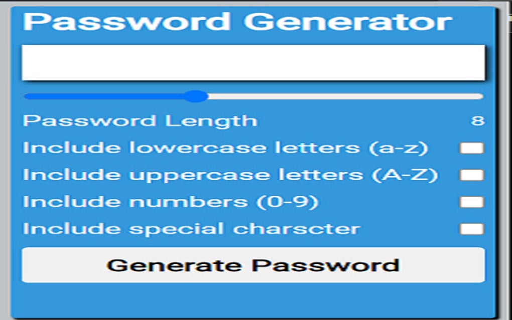 Password Generator para Google Chrome - Extensión Descargar