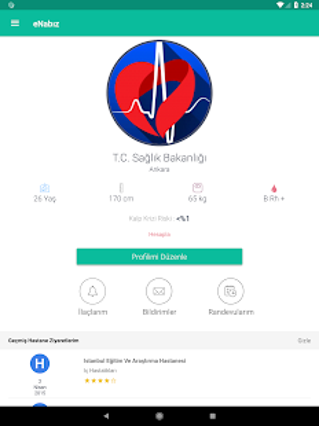 Android için e-Nabız APK - İndir