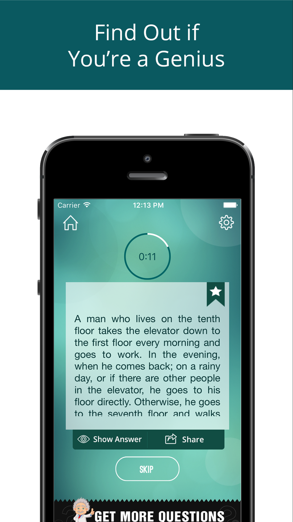 iPhone 용 Brain Teasers - Thinking Games - 다운로드